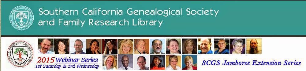 UpFront with NGS: Speaking of SCGS -- FREE Webinar Series (Next up ...