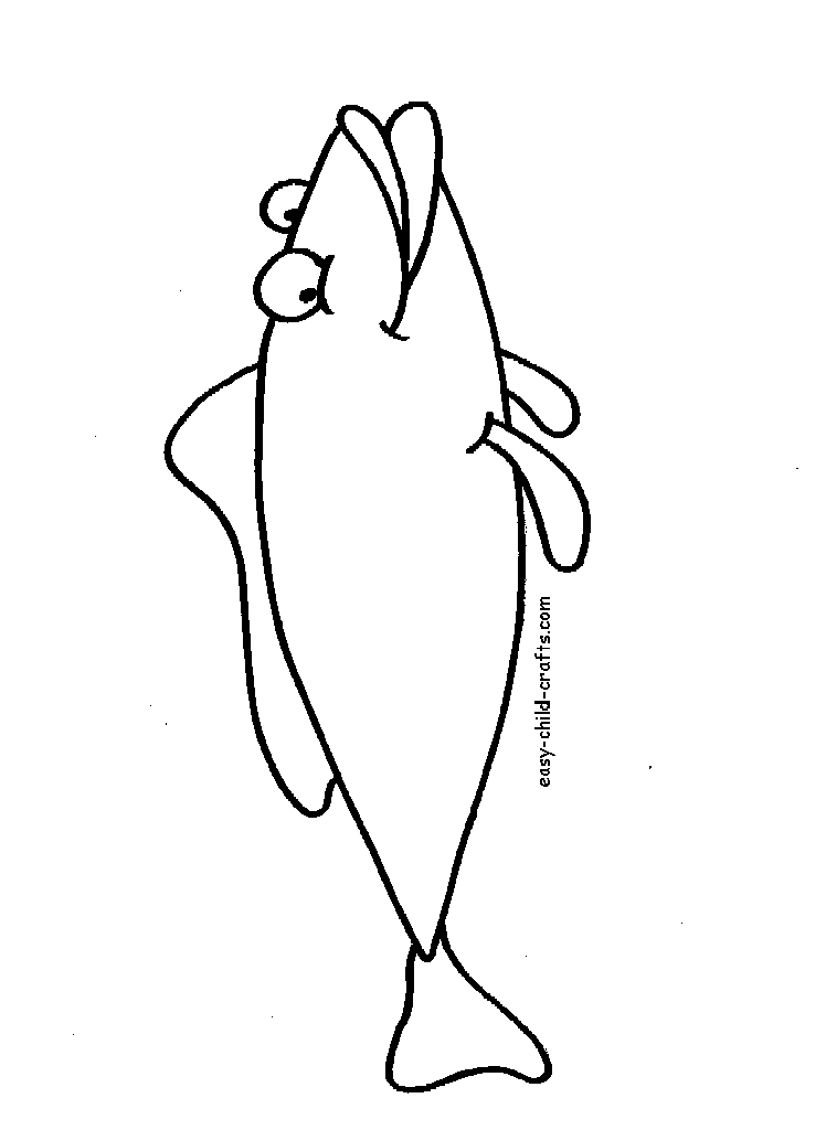 Kids Page: Small Fish - Coloring Pages