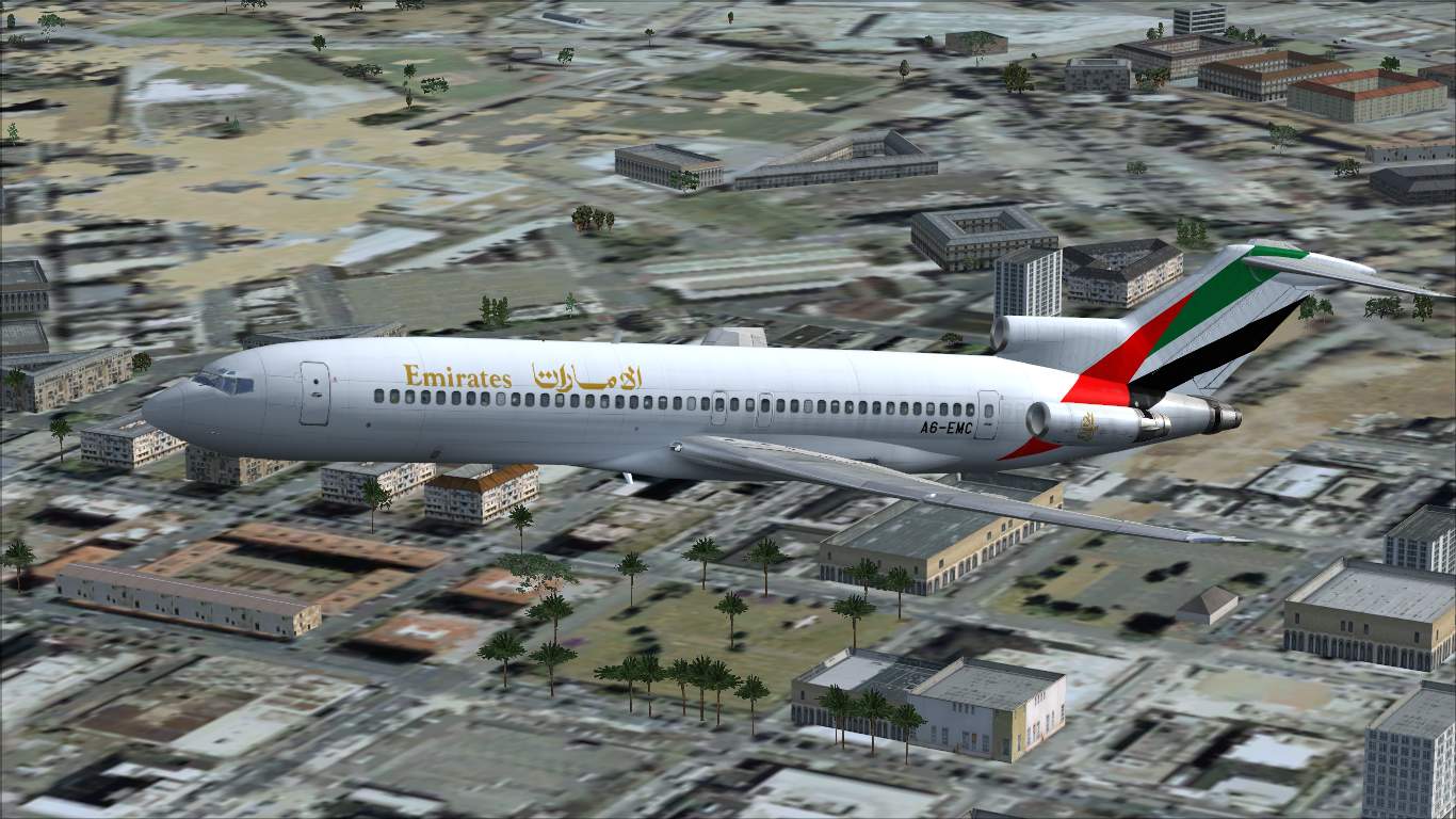 Texturas Brasileiras: Emirates A6-EMC Boeing 727-200