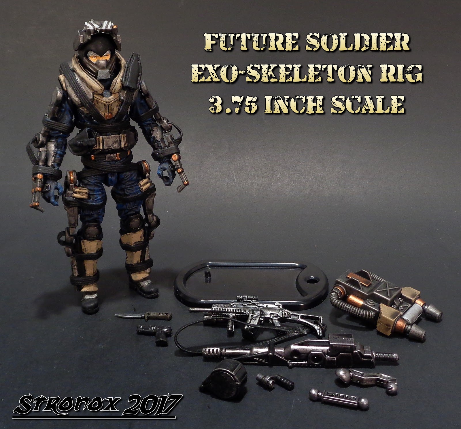 Stronox Custom Figures: Future Soldier: Exo-Skeleton Rig