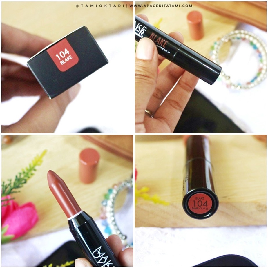 [REVIEW] Make Over Color Stick Matte Crayon Shade 104 Blake - Blog by ...