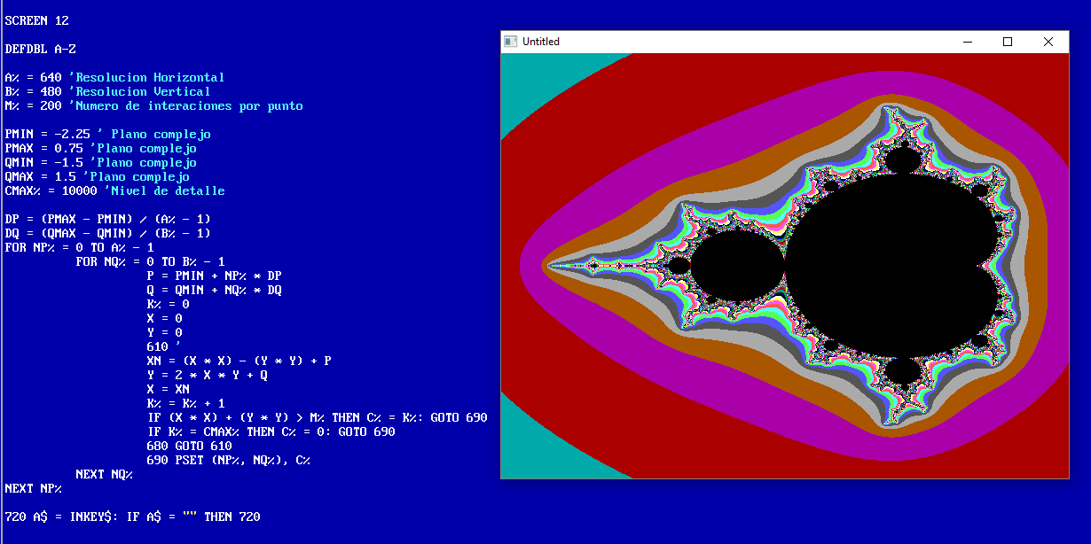 Aprendiendo C#, Python, C++, A.I, BASIC...: QB64