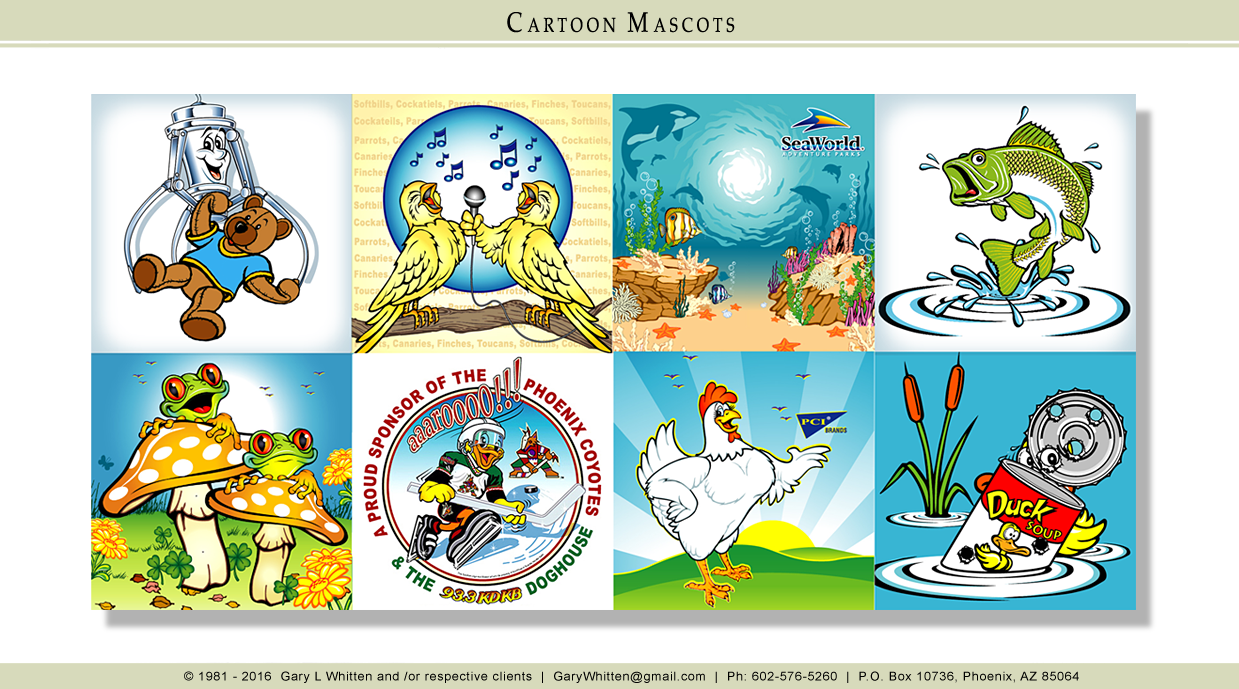 Wildlife-Illustrated: Cartoon Animal Mascots