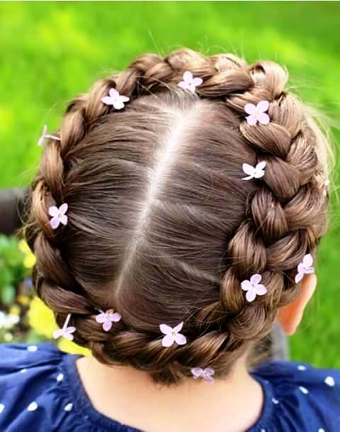 Model Kepang Rambut Panjang, Kepang Kesamping, Kepang Dua, Kepang Anak ...