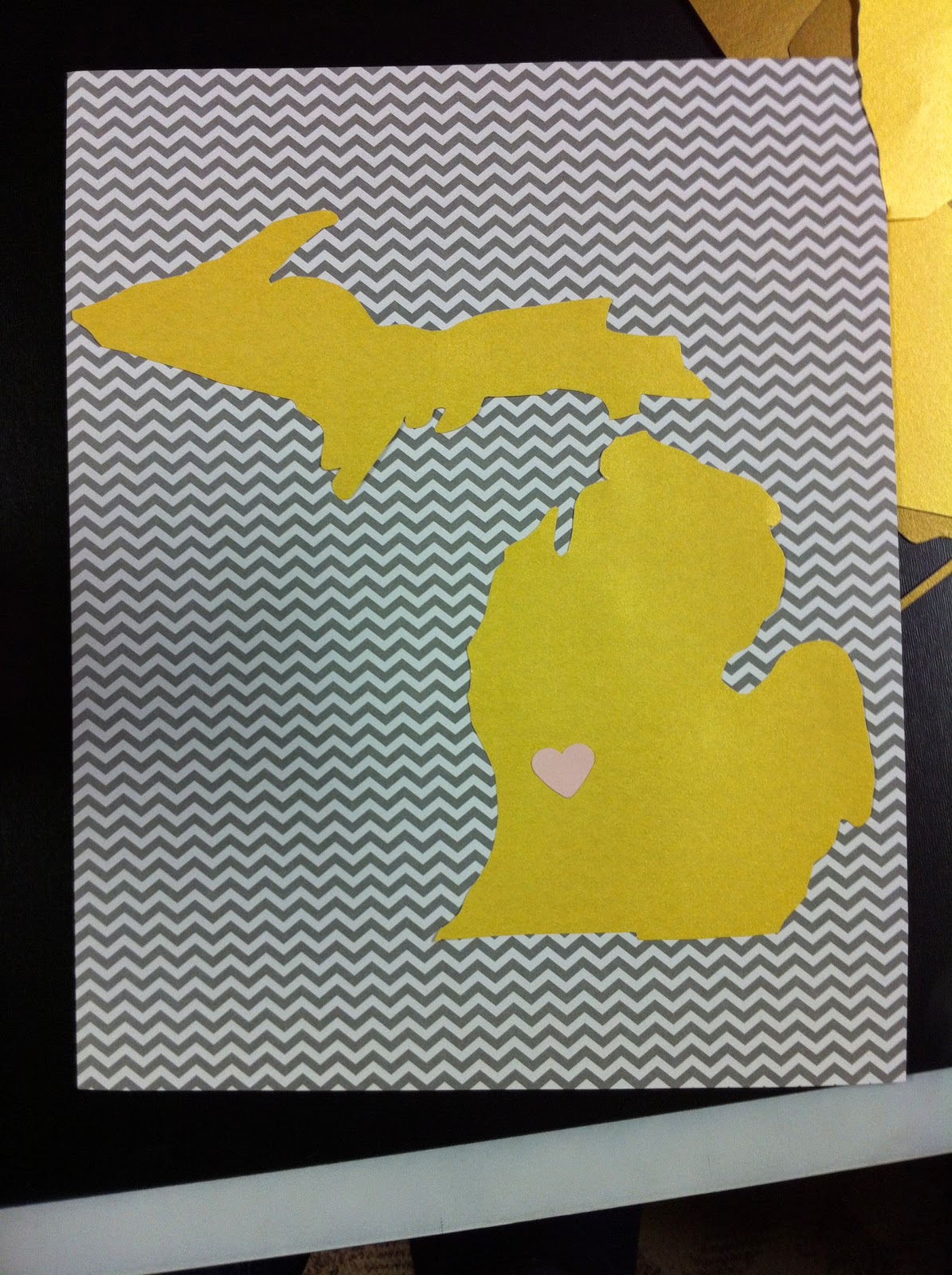 It's A Long Story: Pinterest Party: DIY State Art