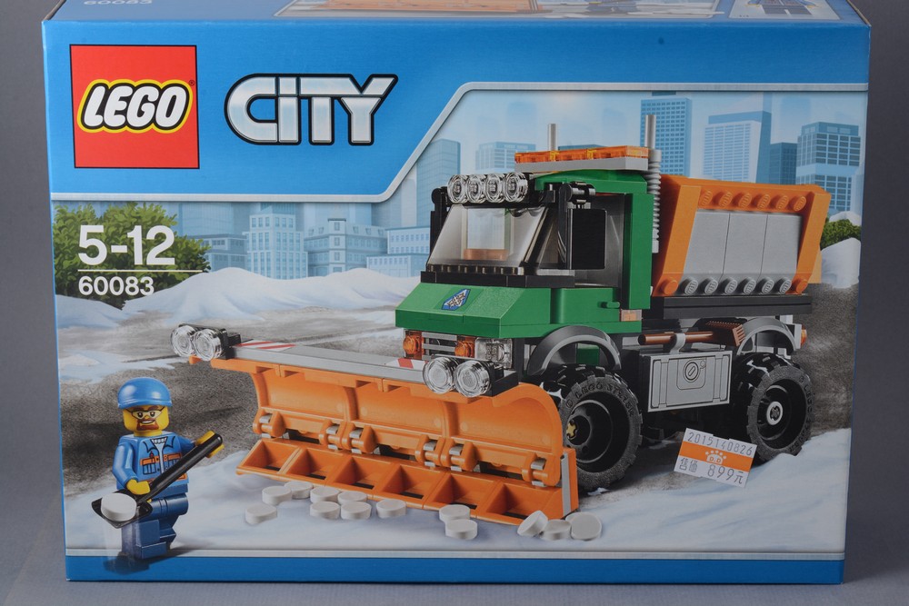 Lego 60083 Snowplow Truck 鏟雪車 開箱報告 - 魯蛇實驗室