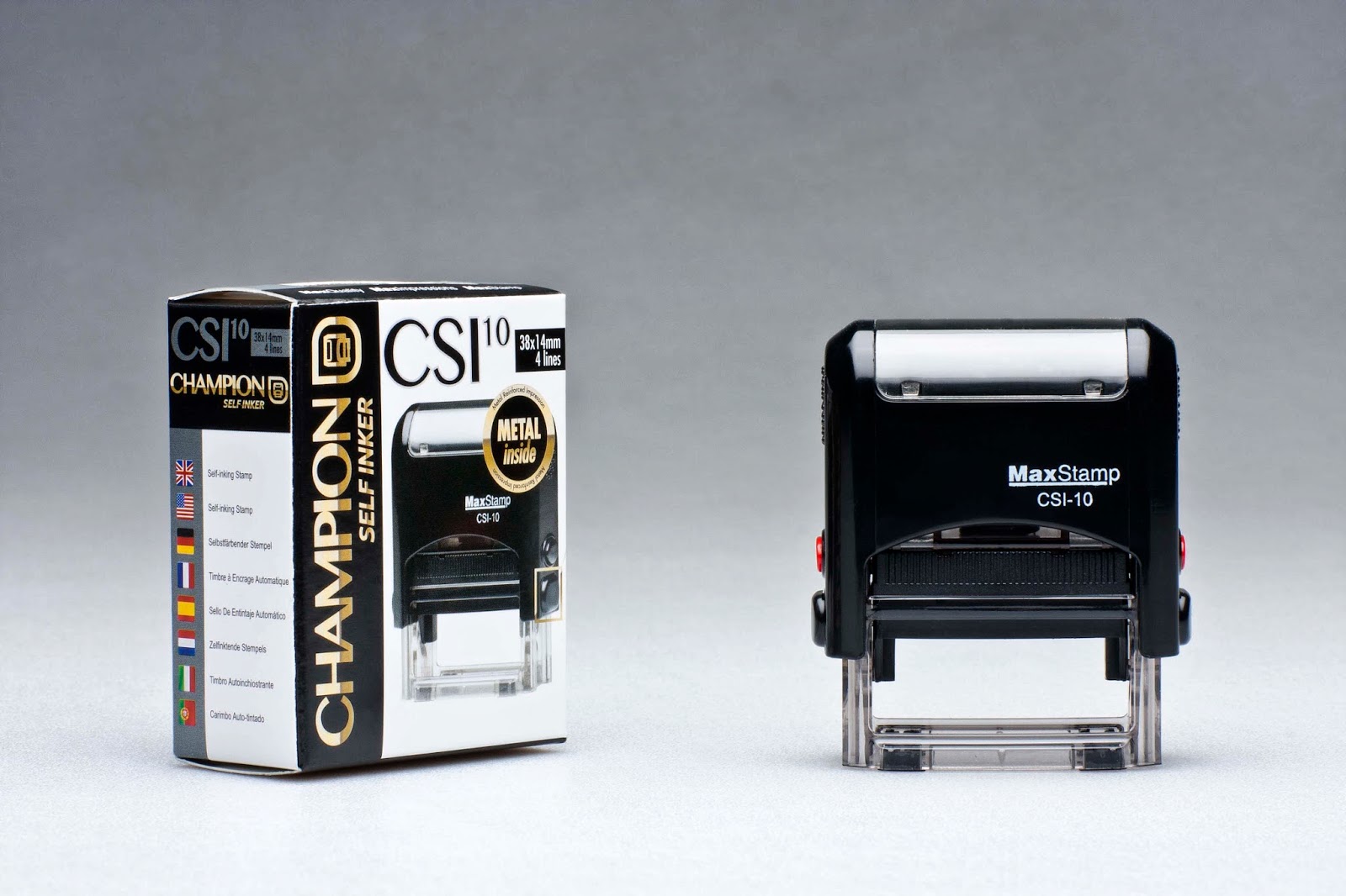 Aquarius Rubber Stamps: Packaging for the CSI range