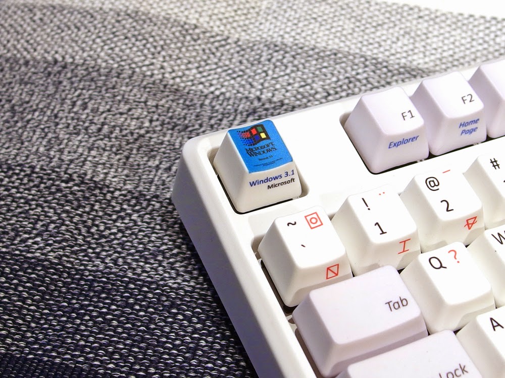 Keycap DIY: ESC keycap Windows 3.1's boot screen