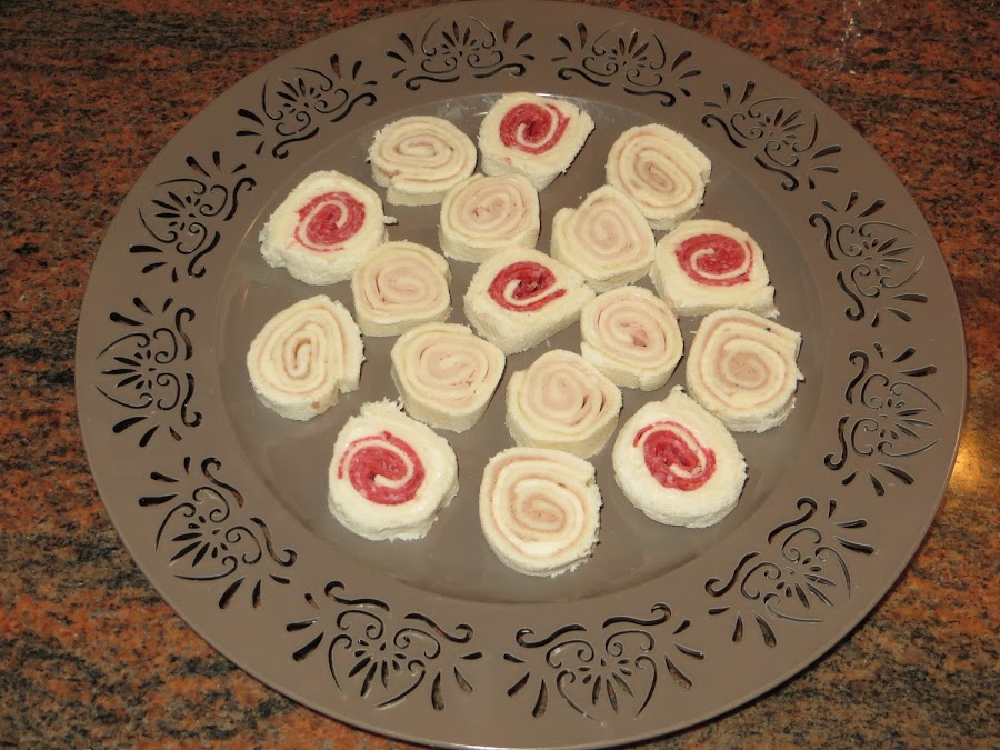 Canapés de pan de sándwich | Cocina