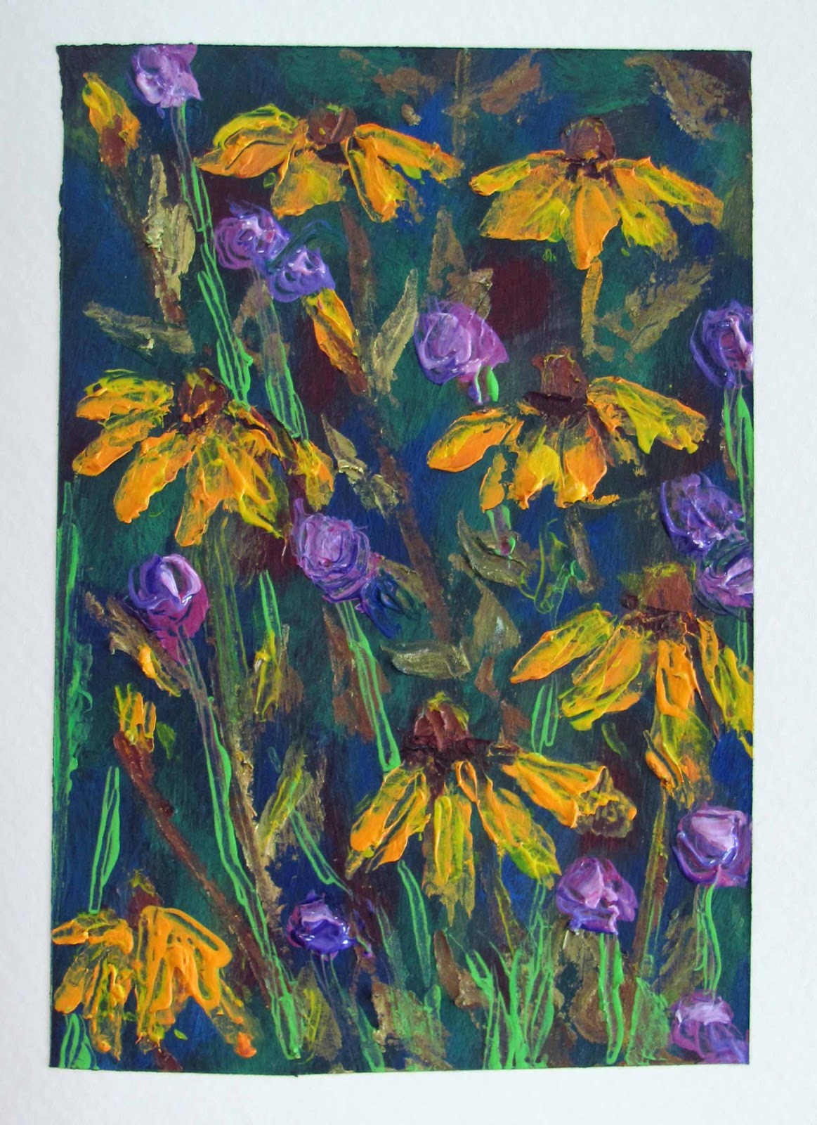 Artist Susan Spohn: Card Nancy's Garden