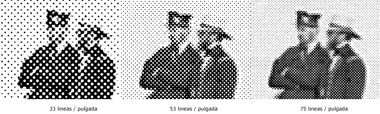 Procesos gráficos de impresion: Lineatura de trama