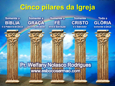 Cinco pilares da Igreja ~ JFC Estudo Bíblico Deus é Fiel