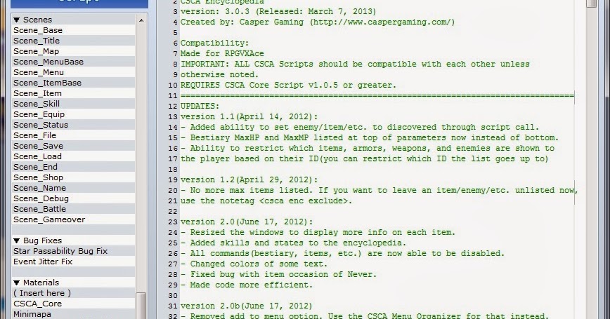 Rpg Maker Vx Ace Script Call Mistashokx 