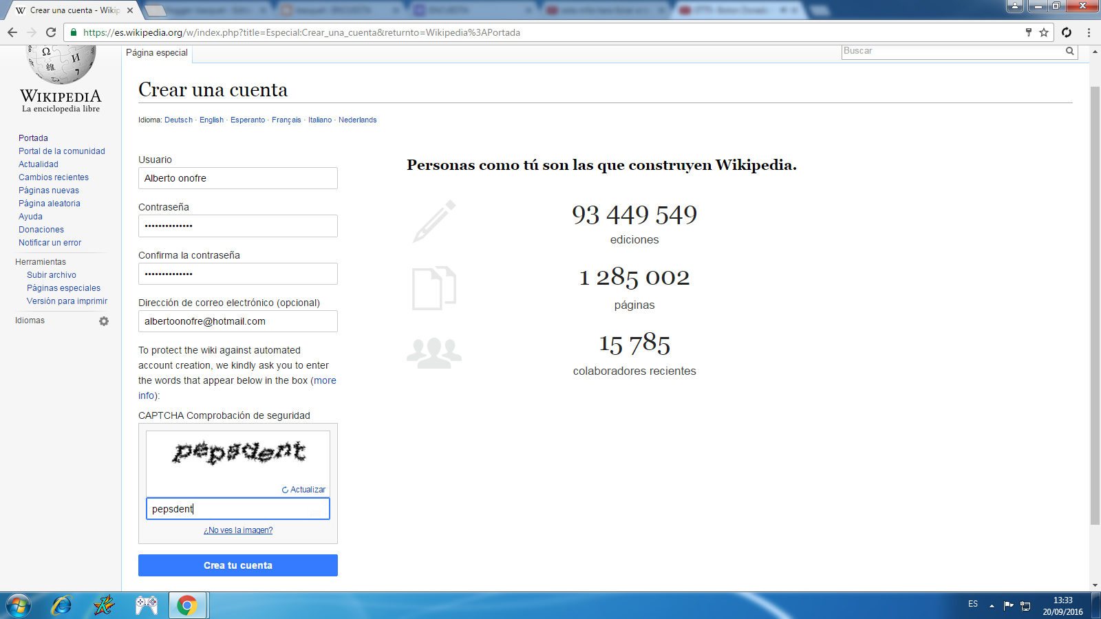 basquet : PASOS PARA CREAR UNA CUENTA EN WIKI