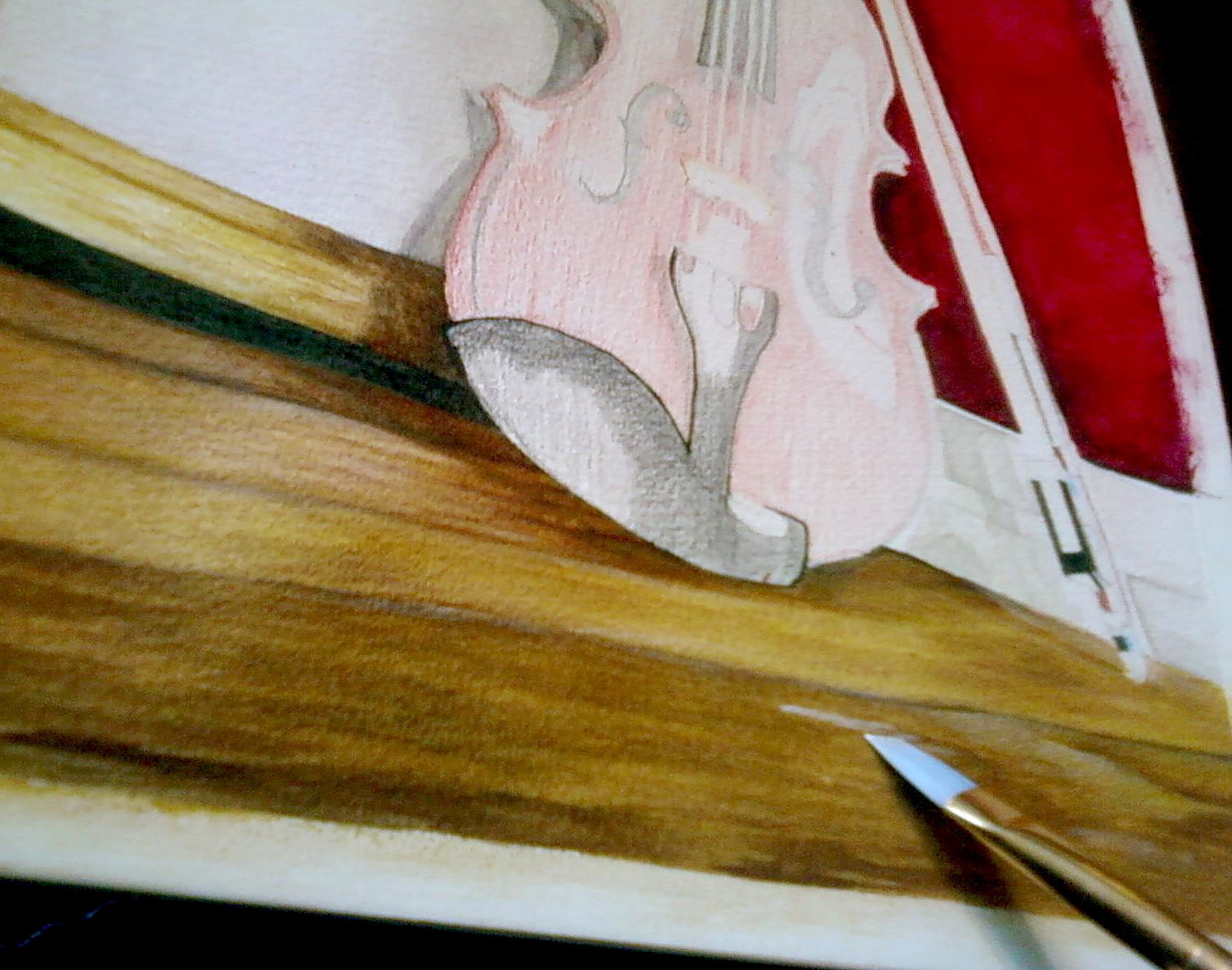 Rosemarsh Knits: My Long Love of Strings and Painting Progression Two ...