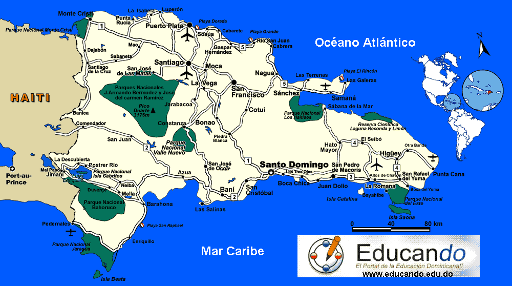 Aprendiendo sobre la Geografía Dominicana