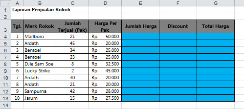 Mengenal Formula pada Excel - Part 29: Contoh Penerapan - DAPM Kusan Hilir