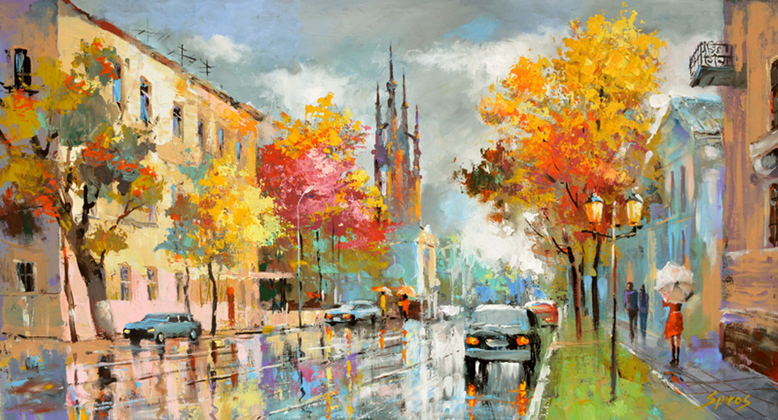 El arte es su máxima expresión : Cuadros vanguardistas al óleo, calles ...