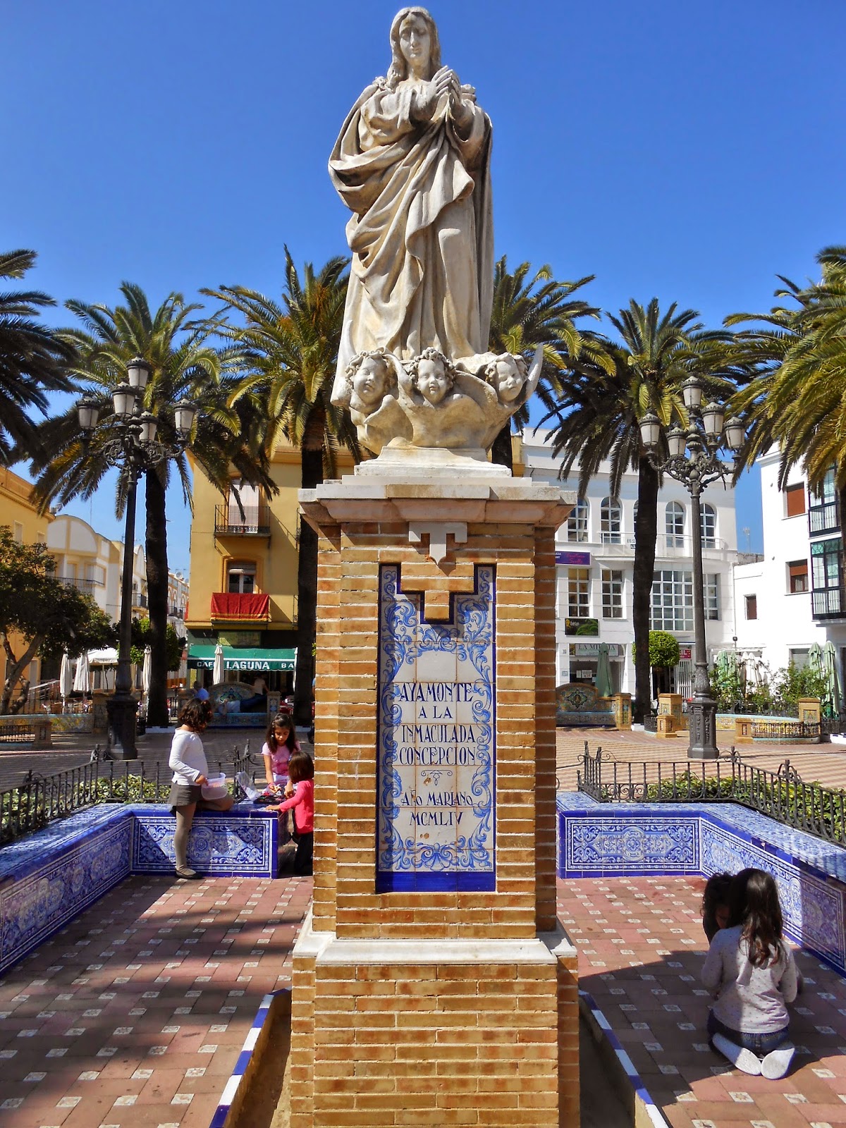 Viajar e descobrir: Espanha - Ayamonte - Monumento a la Inmaculada ...