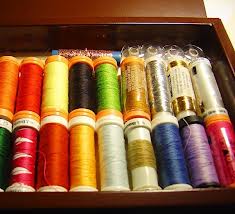 Retalhos de Cetim: Tipos de linhas