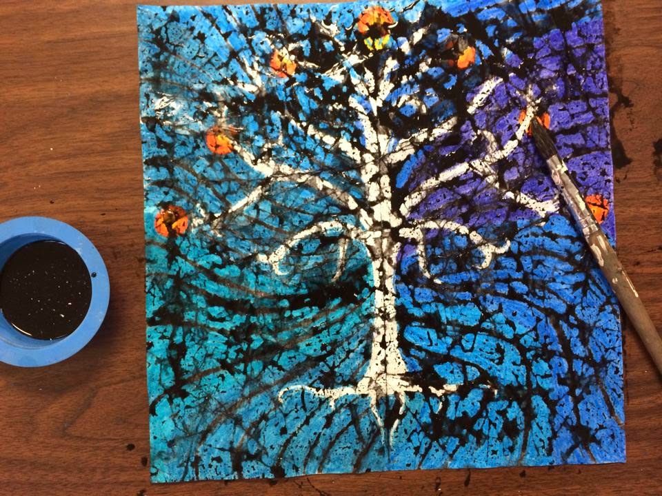 Color Me Michelle: 6th Grade: Crayon Batik