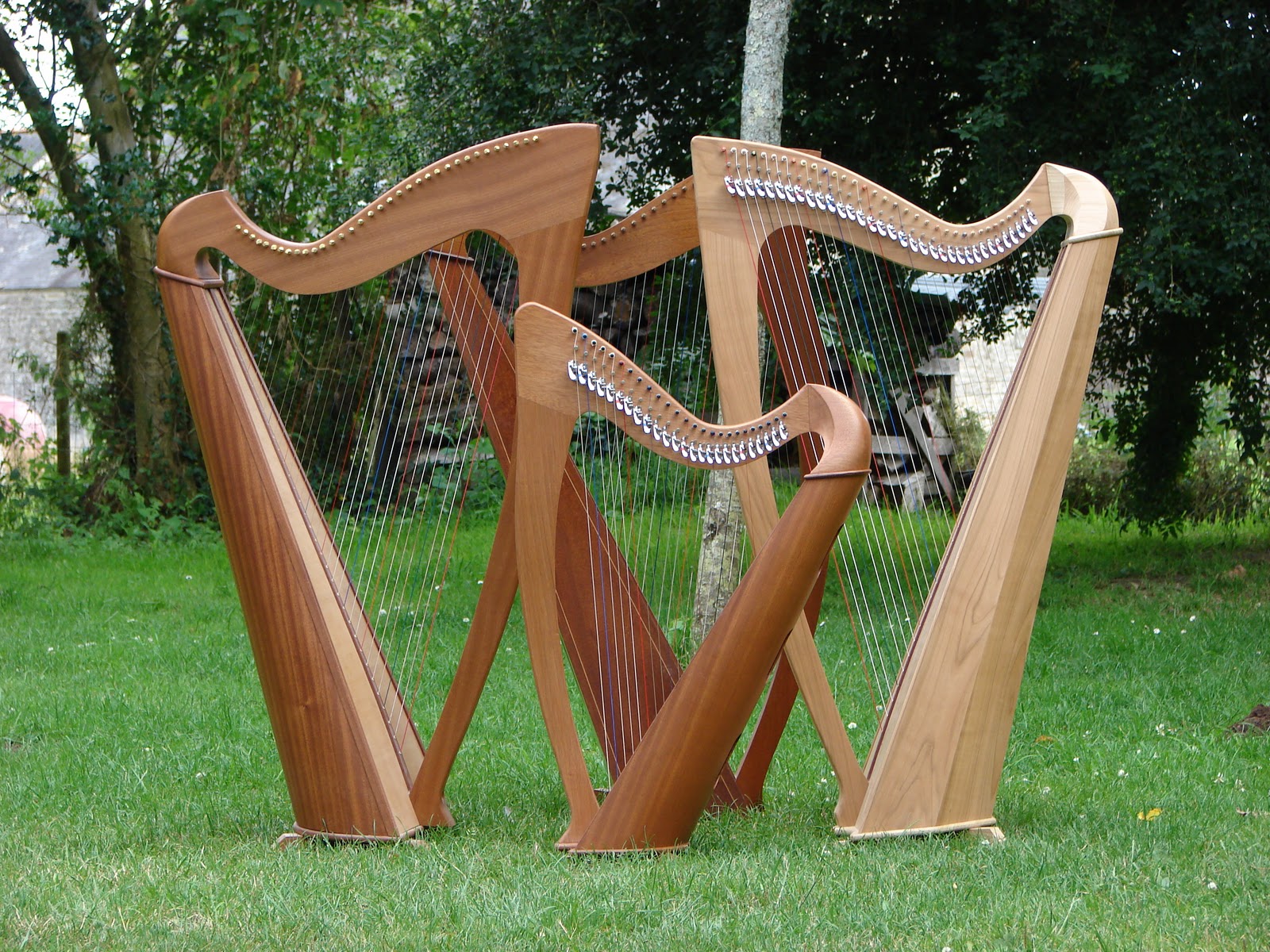 Patrick le Boulge - Harpes celtiques: Les Harpes