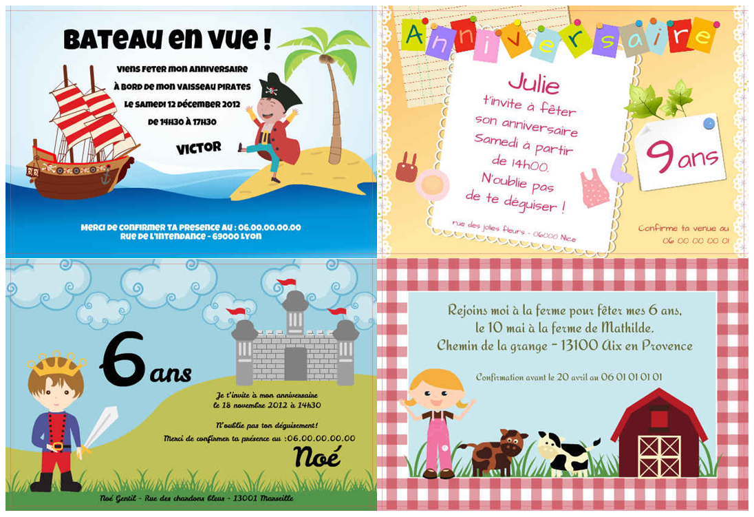 Le FLE des familles: La fête d'anniversaire: écrire une invitation