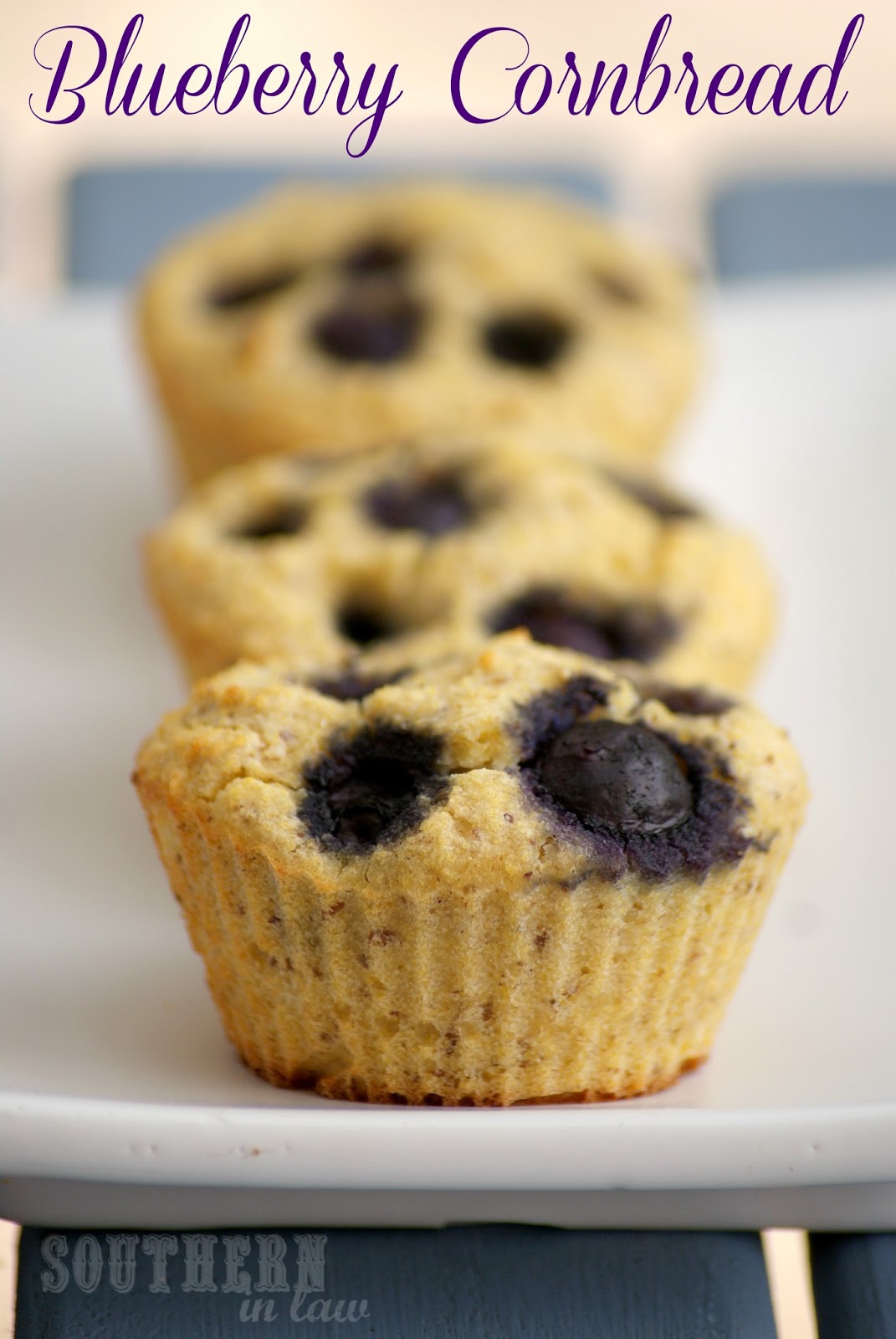 Southern In Law: Recipe: Blueberry Cornbread Muffins Southern In Law: Recipe: Blueberry Cornbread Muffins