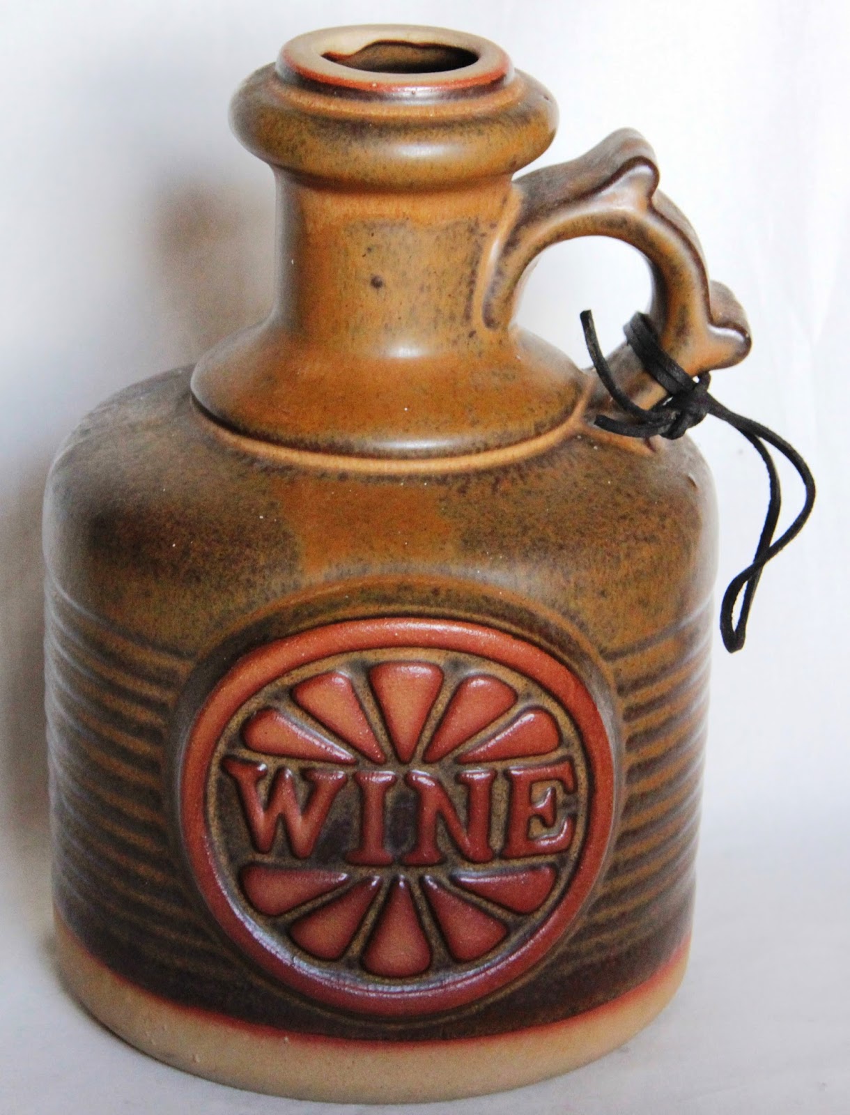 Curio Gifts: Vintage Stoneware Wine Flagon