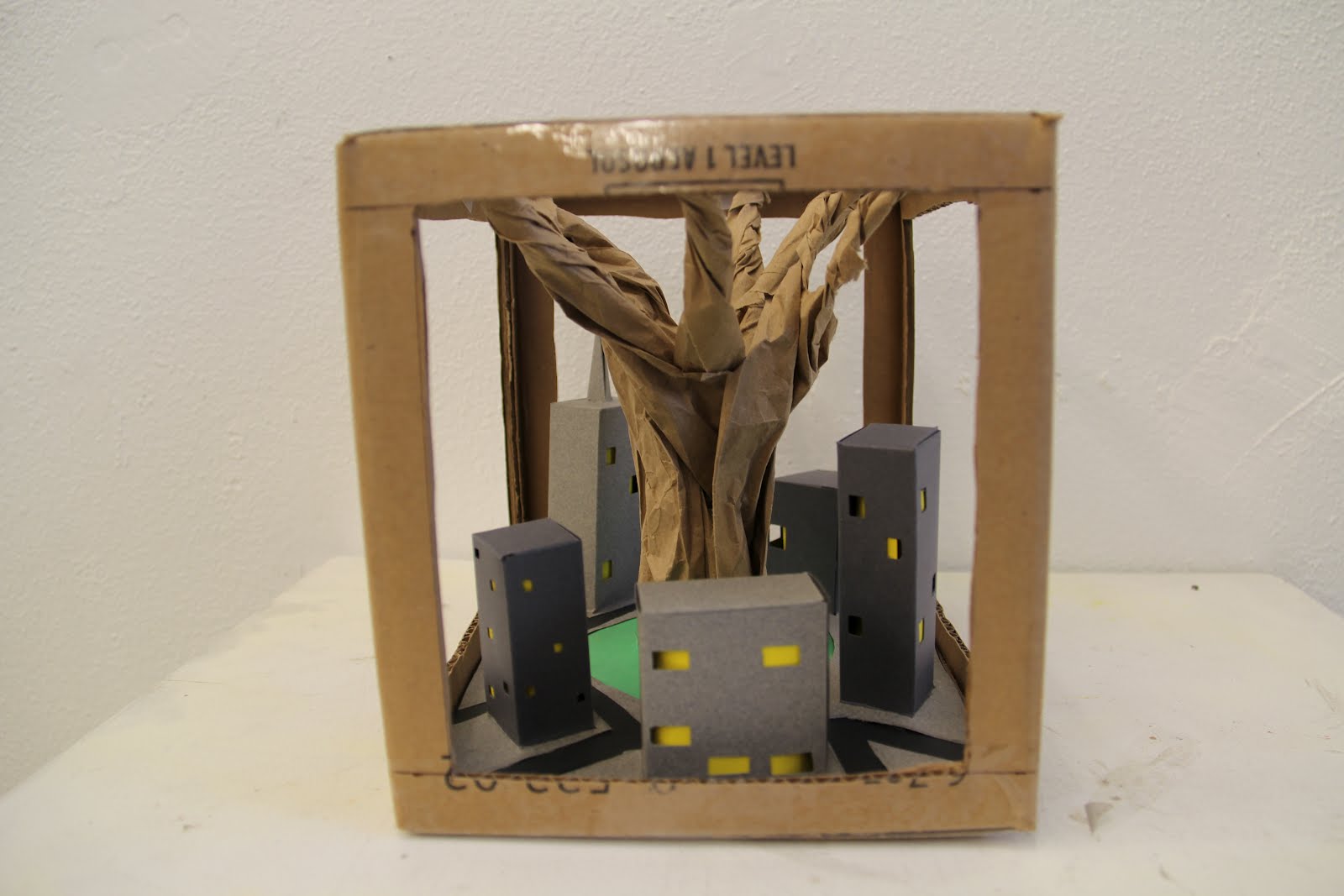 3D Design Art 117 Spring 2012: Project #1 Paper /Cardboard Sculpture