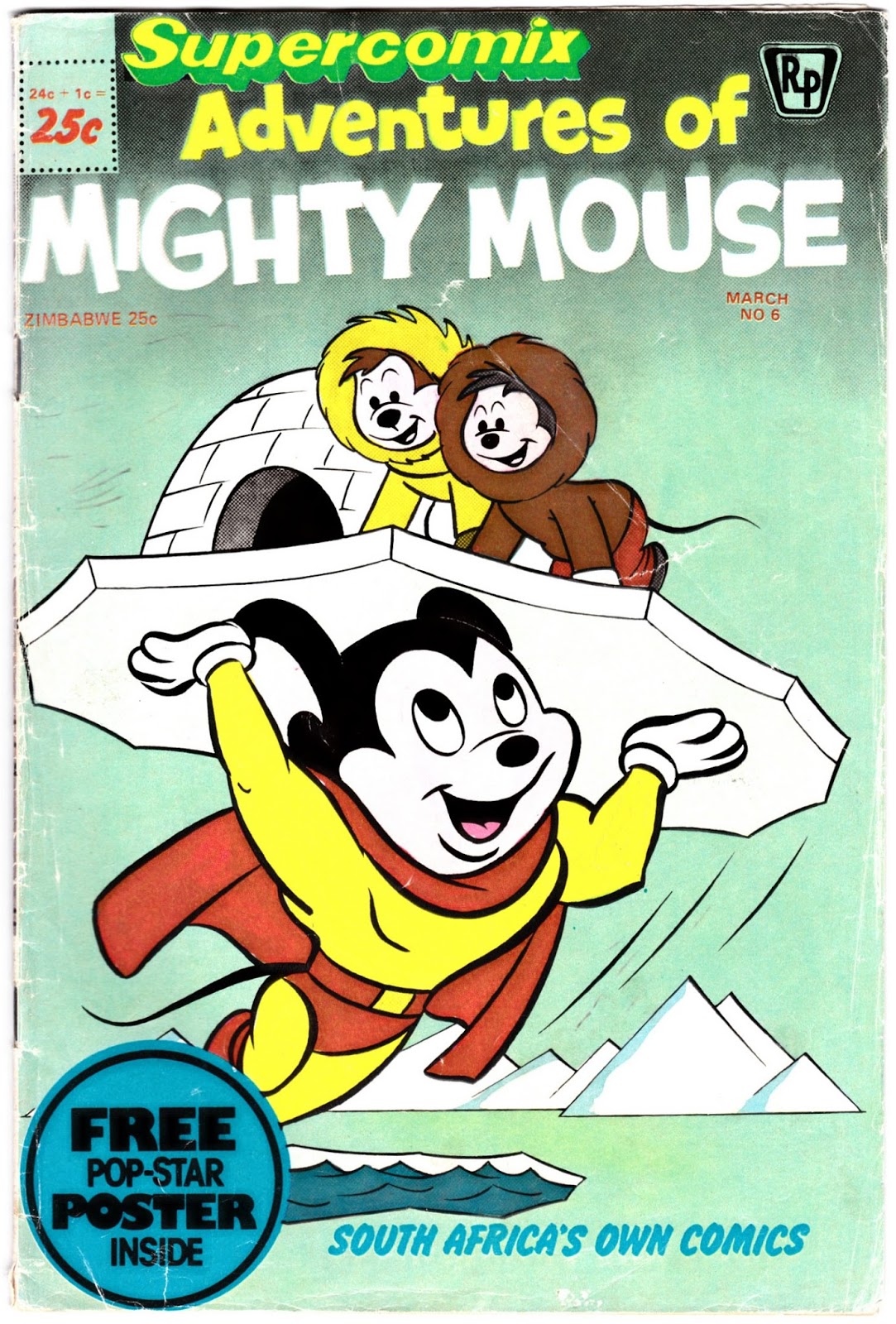 South African Comic Books: Supercomix Mighty Mouse Series