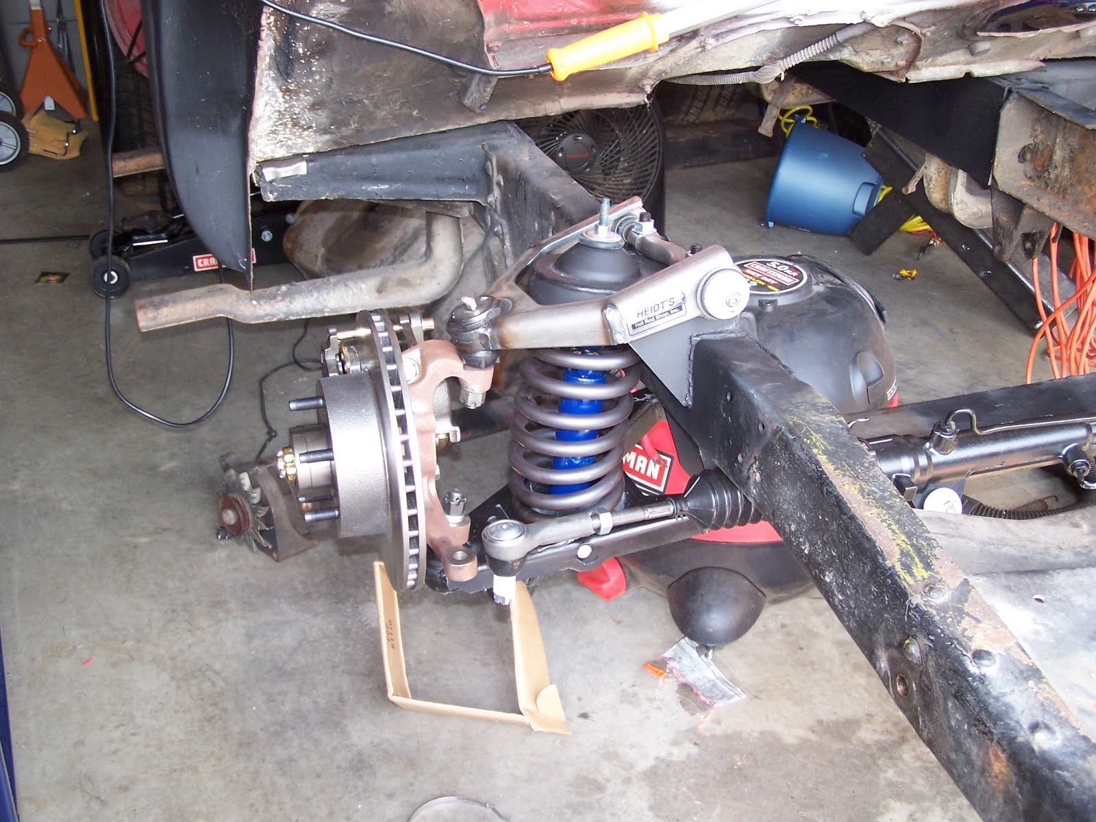 Kentucky F-100: IFS - Mustang II Front End