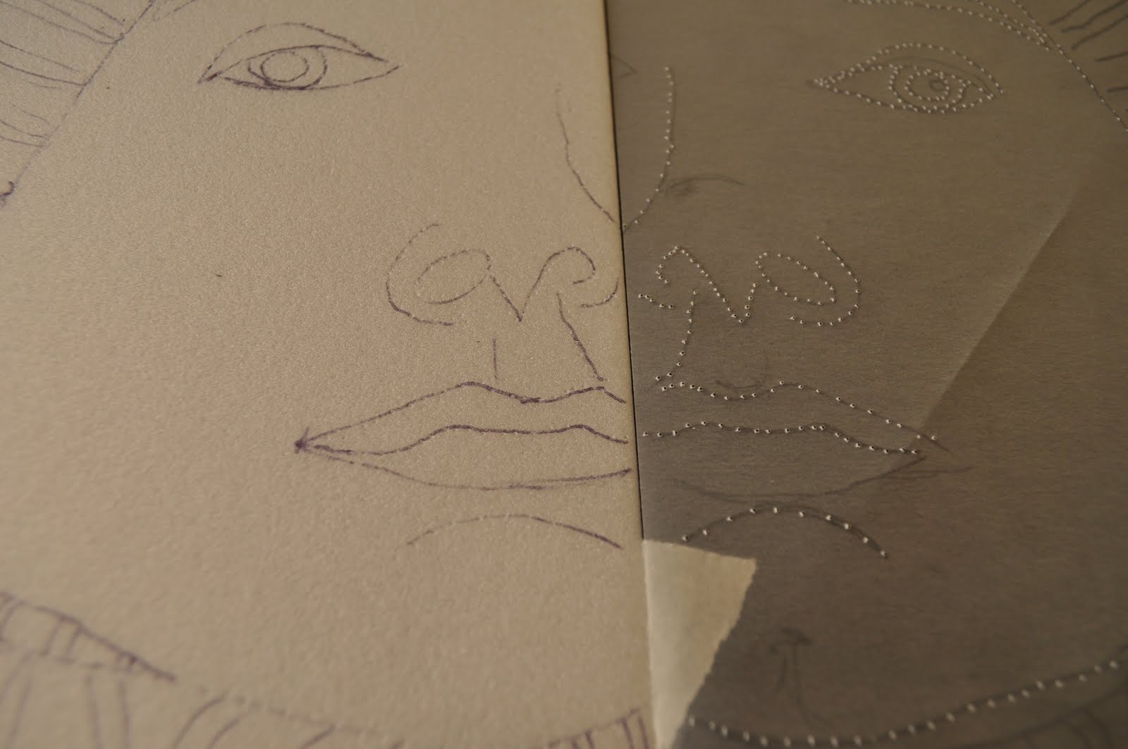 I teach art: How to make a Poly-board Print (Portrait)