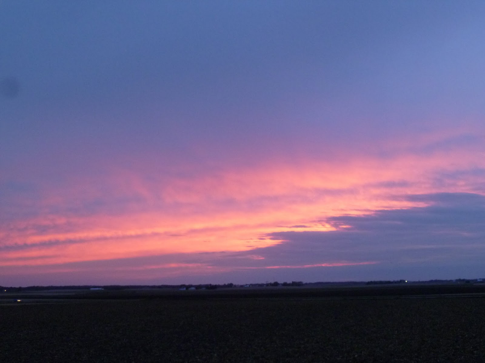 Three Things Very Dull Indeed: A small collection of beautiful fall sunsets