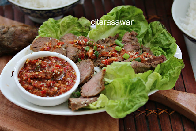 Daging Panggang Harimau Menangis | Resipi Citarasa