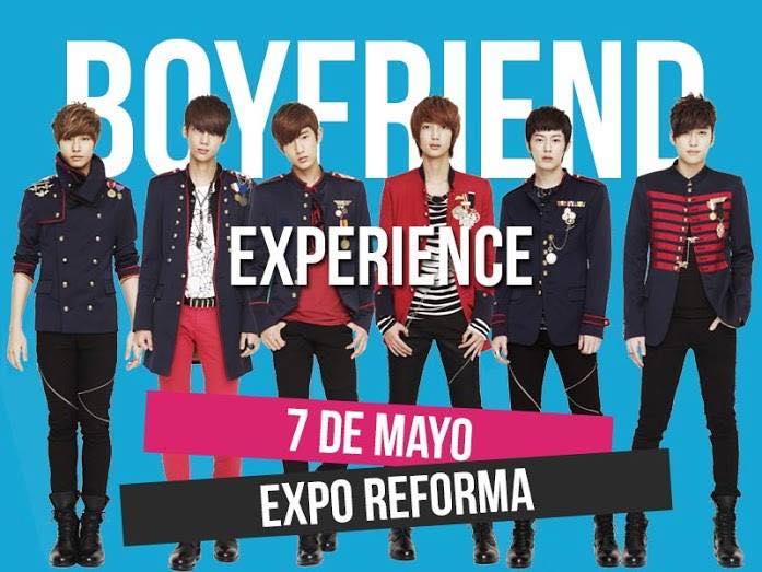 Mundo Asiático México: BOYFRIEND en concierto en México el 8 de Mayo