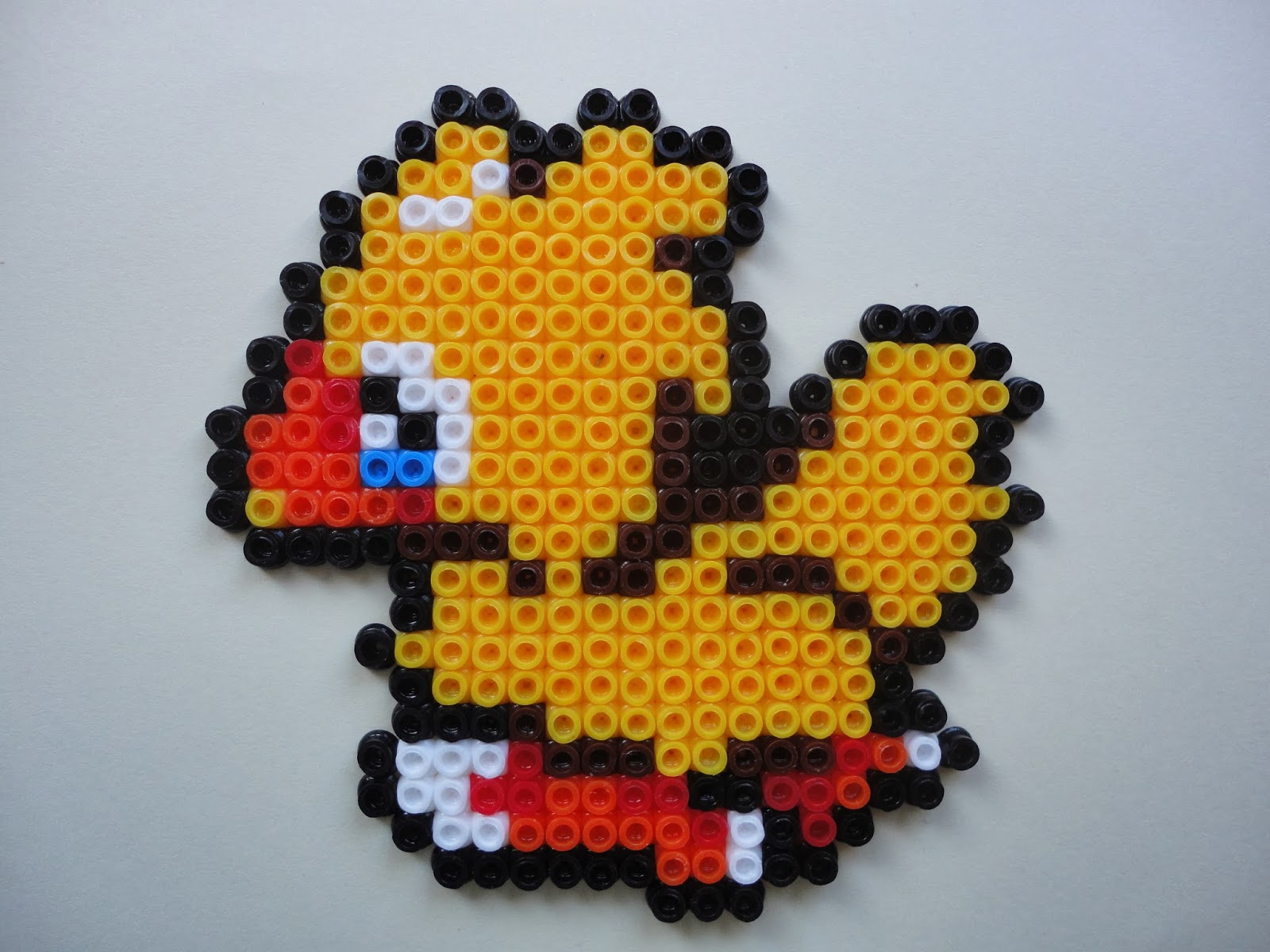 Pixel Art-E: Chocobo de Final Fantasy en Pyssla