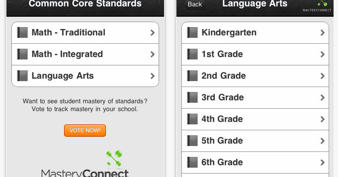 Finally in First: Common Core App