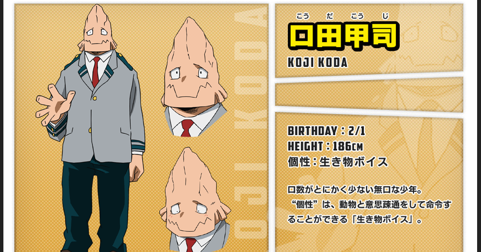 Koji Koda | Boku No Hero