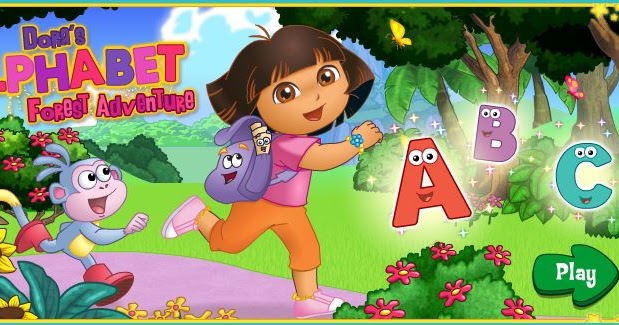 Gabi's Corner: Dora's alphabet forest adventure