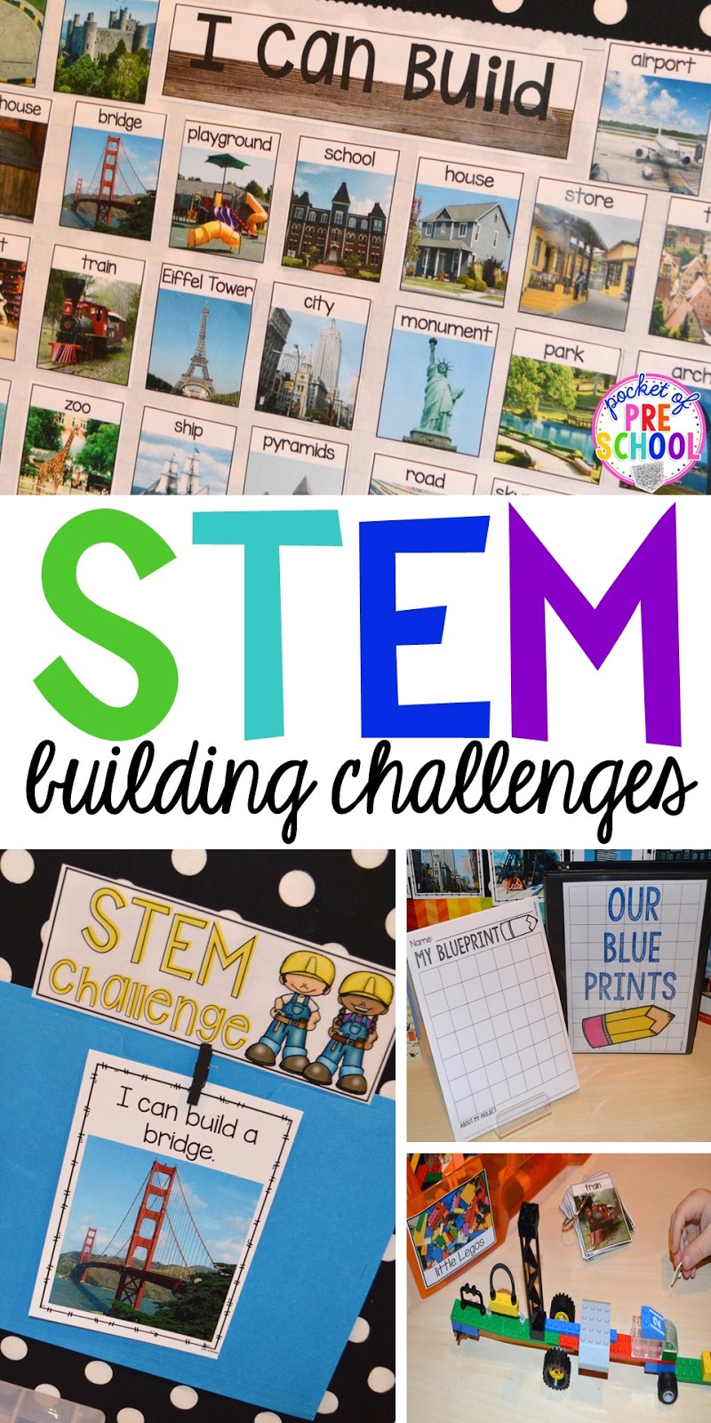 How to Set Up STEM I Can Build and STEM Drawers - Pocket of Preschool