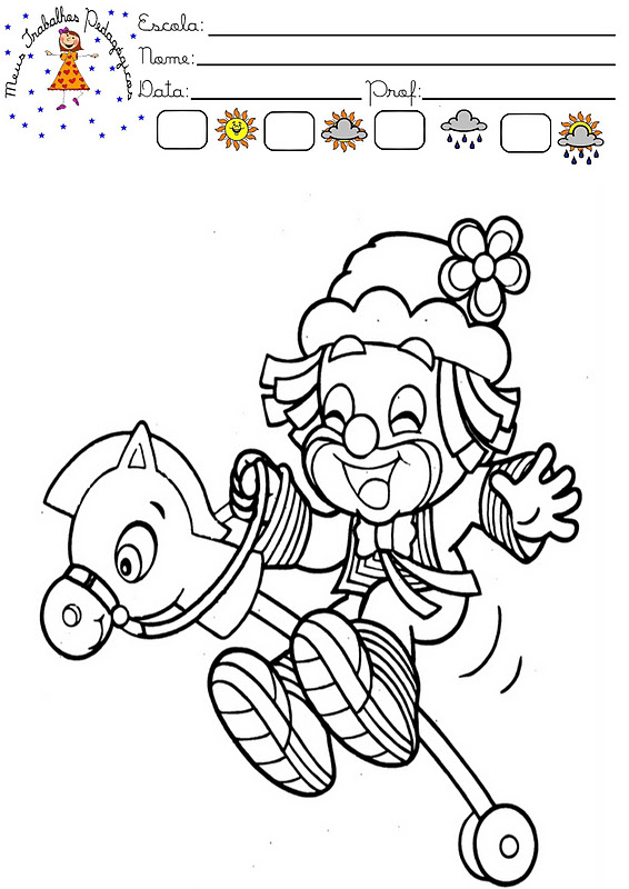 Patati Patata para imprimir e colorir - Mundinho da Criança