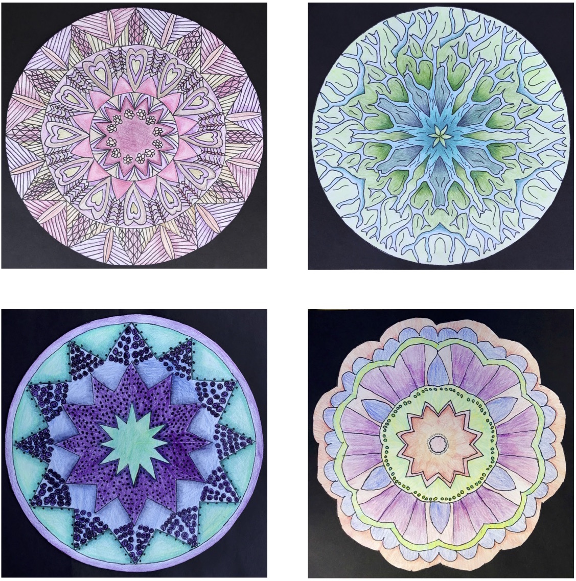 The Rolling Artroom: Radial Designs (7th-12th General Art)