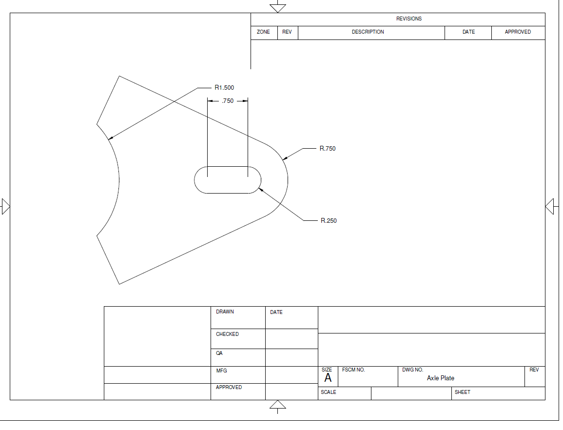 Honda CL100 Chop: Axle Plates