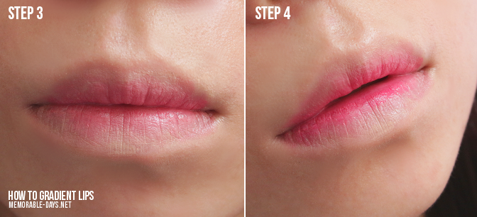 Tutorial: How to Create Korean Gradient Lips? | Memorable Days : Beauty ...