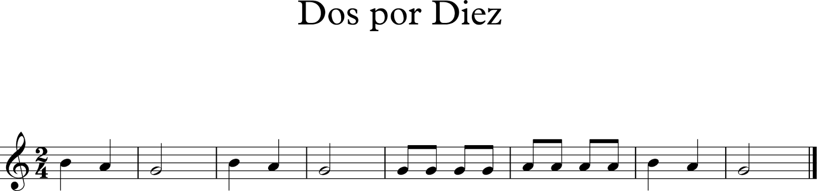 Descubriendo la Música. Partituras para Flauta Dulce o de Pico.: Dos ...