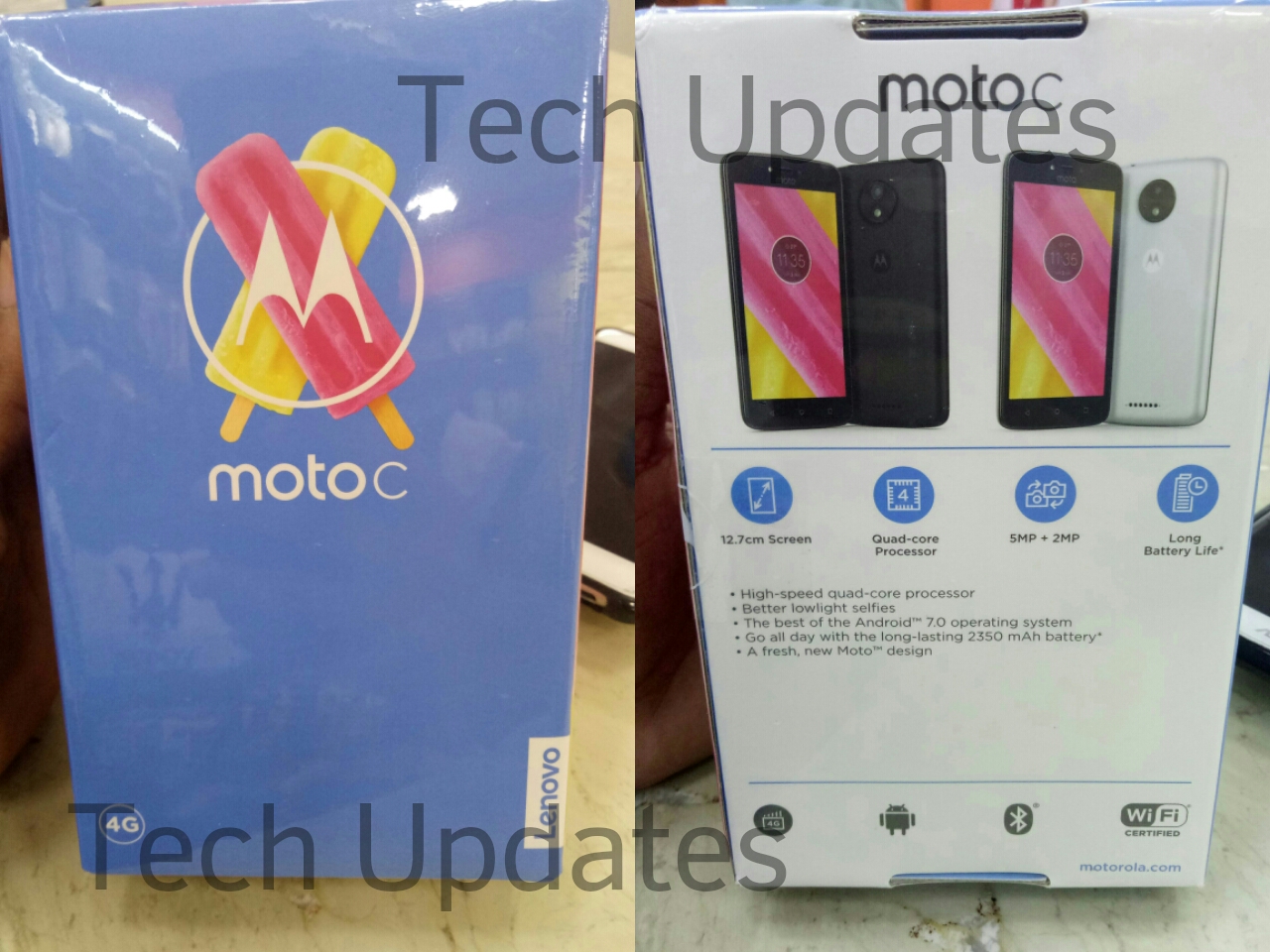 This is how the Moto C box will look like! - Motorola Lovers