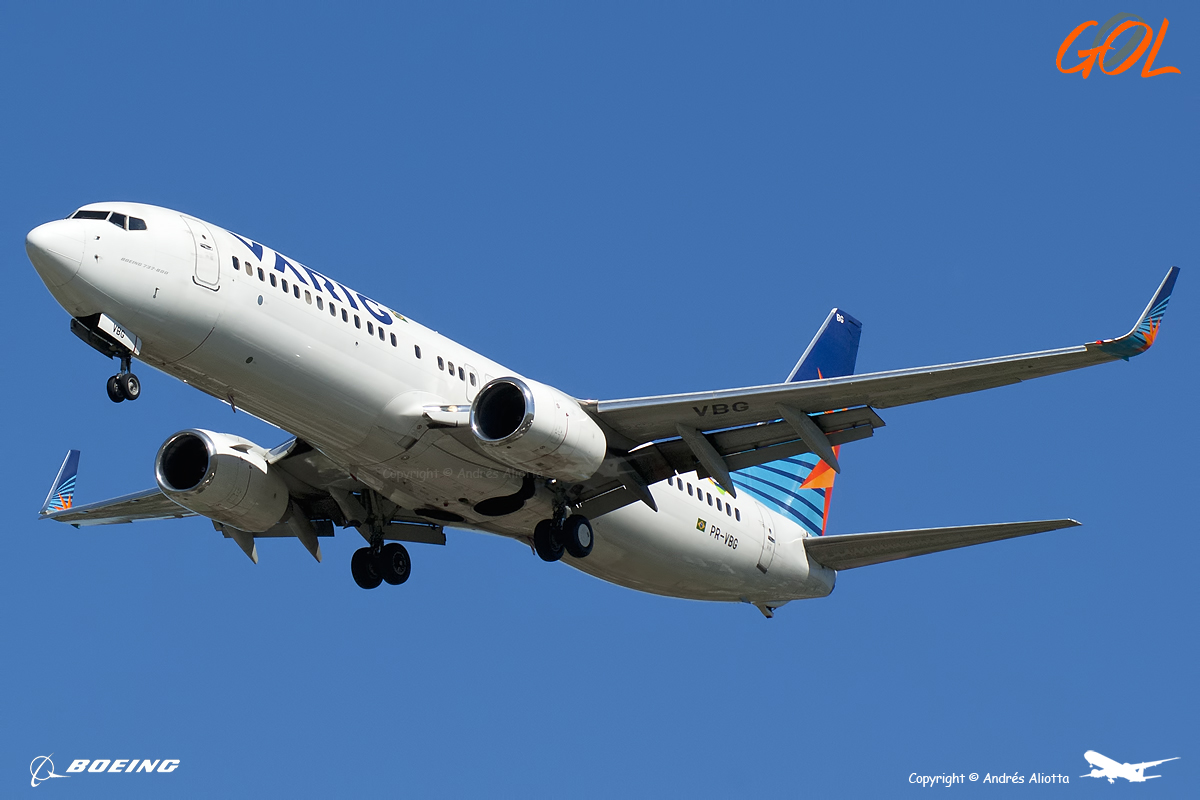 Flotas Aéreas: PR-VBG - VARIG (GOL LINEAS AEREAS) - B737-8EH - CN:35066