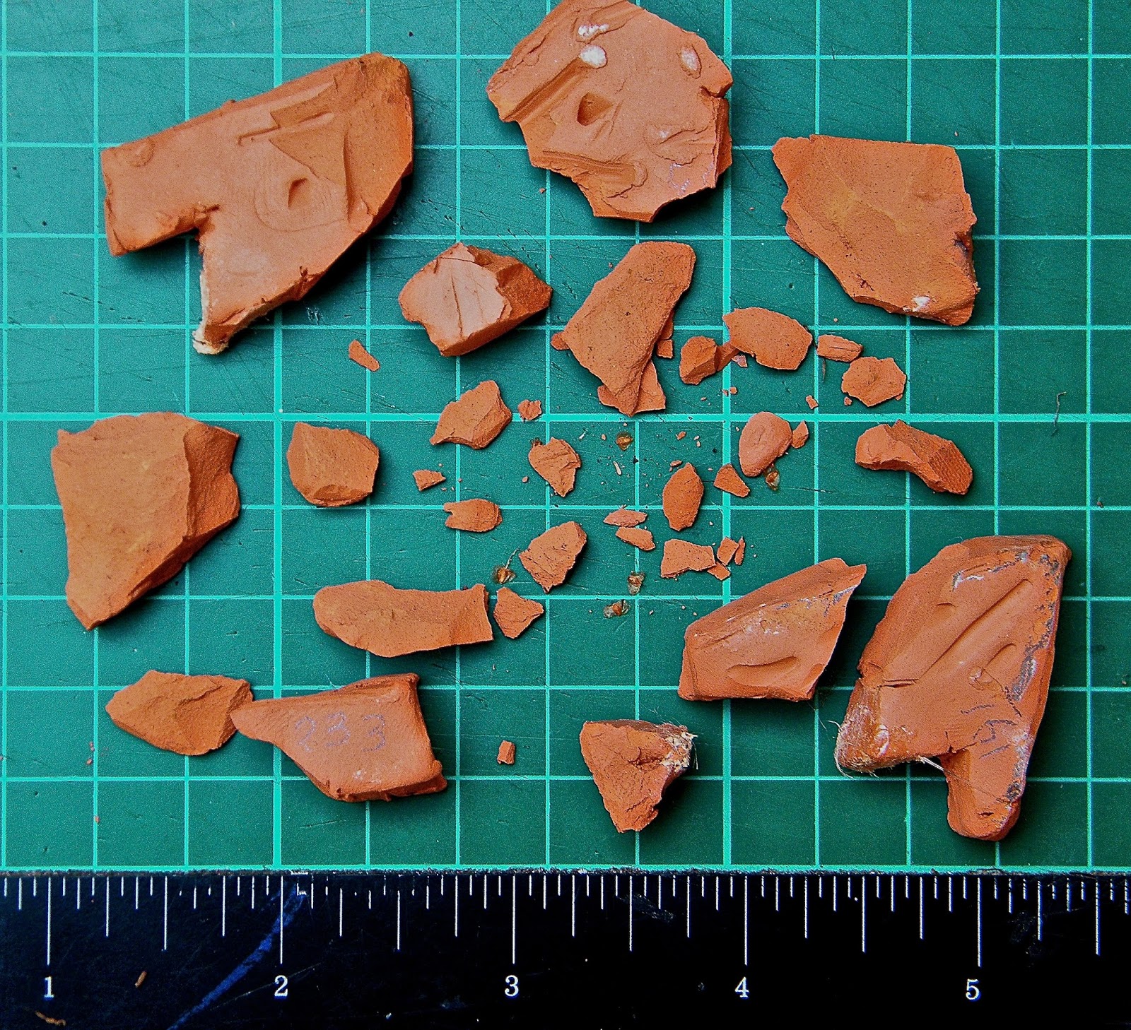 GREX LUPORUM: MYCENAEAN FAIENCE / CLAY ARROWHEADS - Part 1