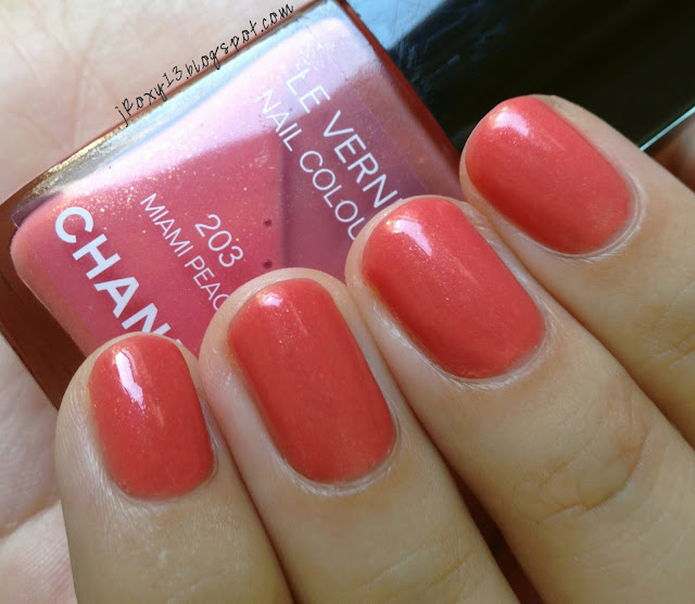 Chanel in #203 Miami Peach + Comparisons